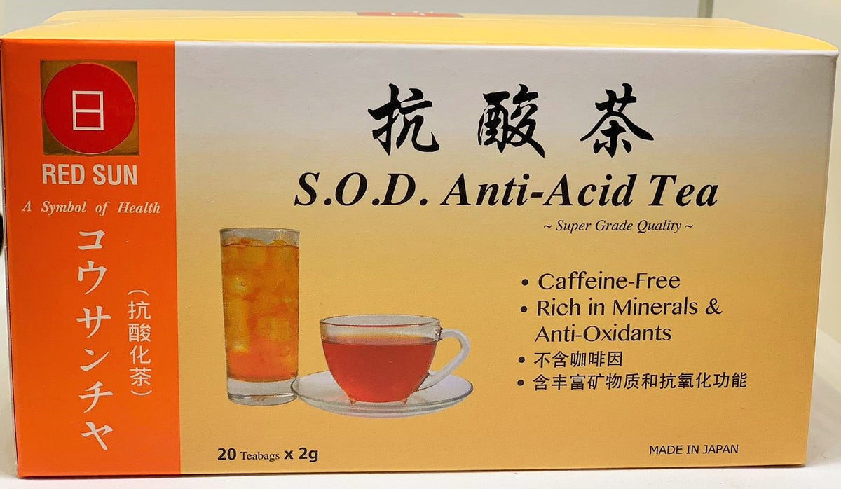 S.O.D Anti-Acid Tea 抗酸茶 Kang Suan Cha 2g X 20 Tea Bags – Yong Xing Tonic